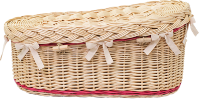 Baby nestling Willow Caskets | Musgrove Willows Coffins