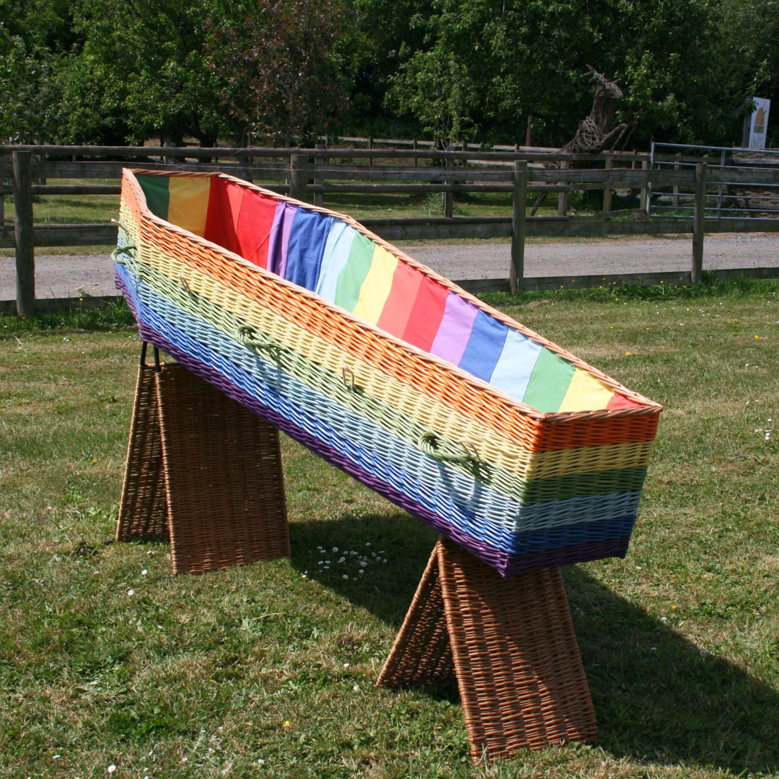 Colourful coffins & caskets | Handmade by Musgrove Willows